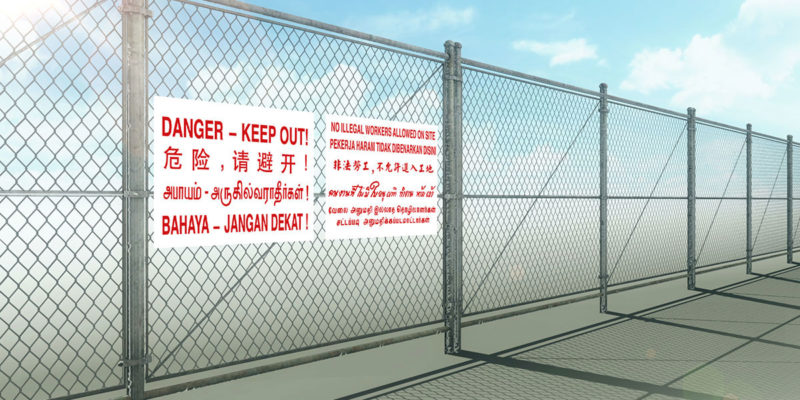 Safety Sign - Alpha Display & Event Pte Ltd